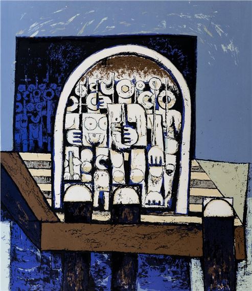 Leonard French | The Wharf 1970 (1970) | MutualArt