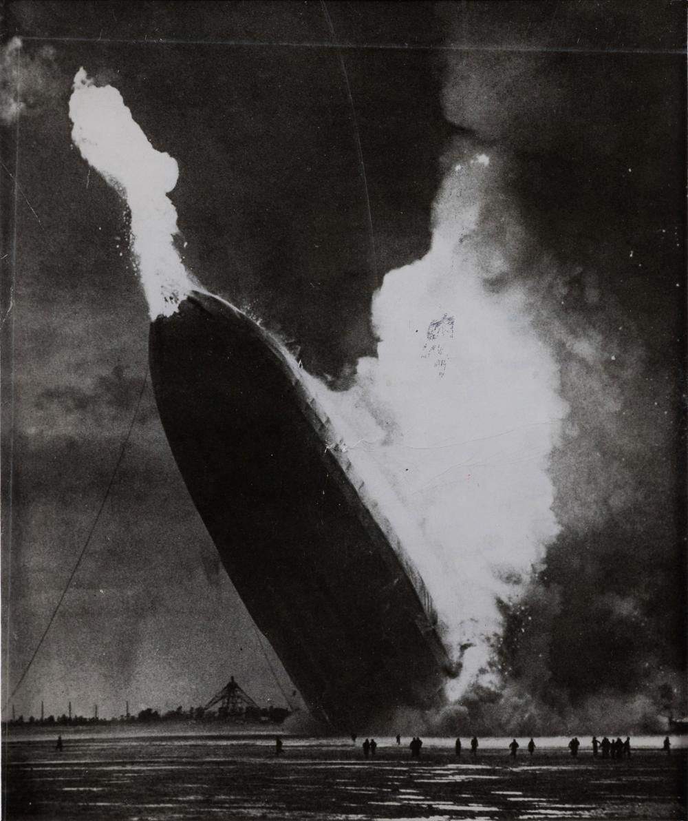 Murray Becker | The Hindenburg Disaster (Circa 1950) | MutualArt