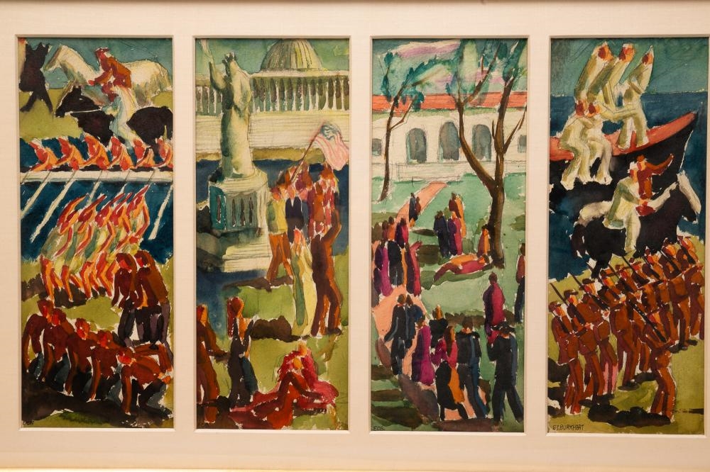 Emerson Burkhart | EMERSON BURKHART (1905-1969) PRINCIPLES OF DEMOCRACY ...