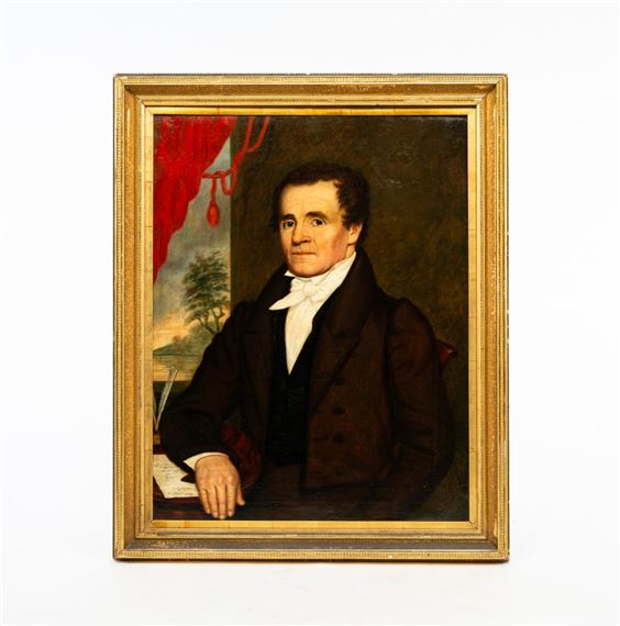 William Hillyer | PORTRAIT OF A GENTLEMAN SIGNED WM HILLYER (19th ...