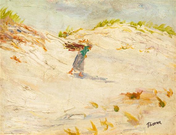 Anna Louise Thorne | WALKING THE SAND DUNES (Early 20th Century ...