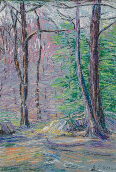 Charles Salis Kaelin | WOODED LANDSCAPE (Early 20th Century) | MutualArt