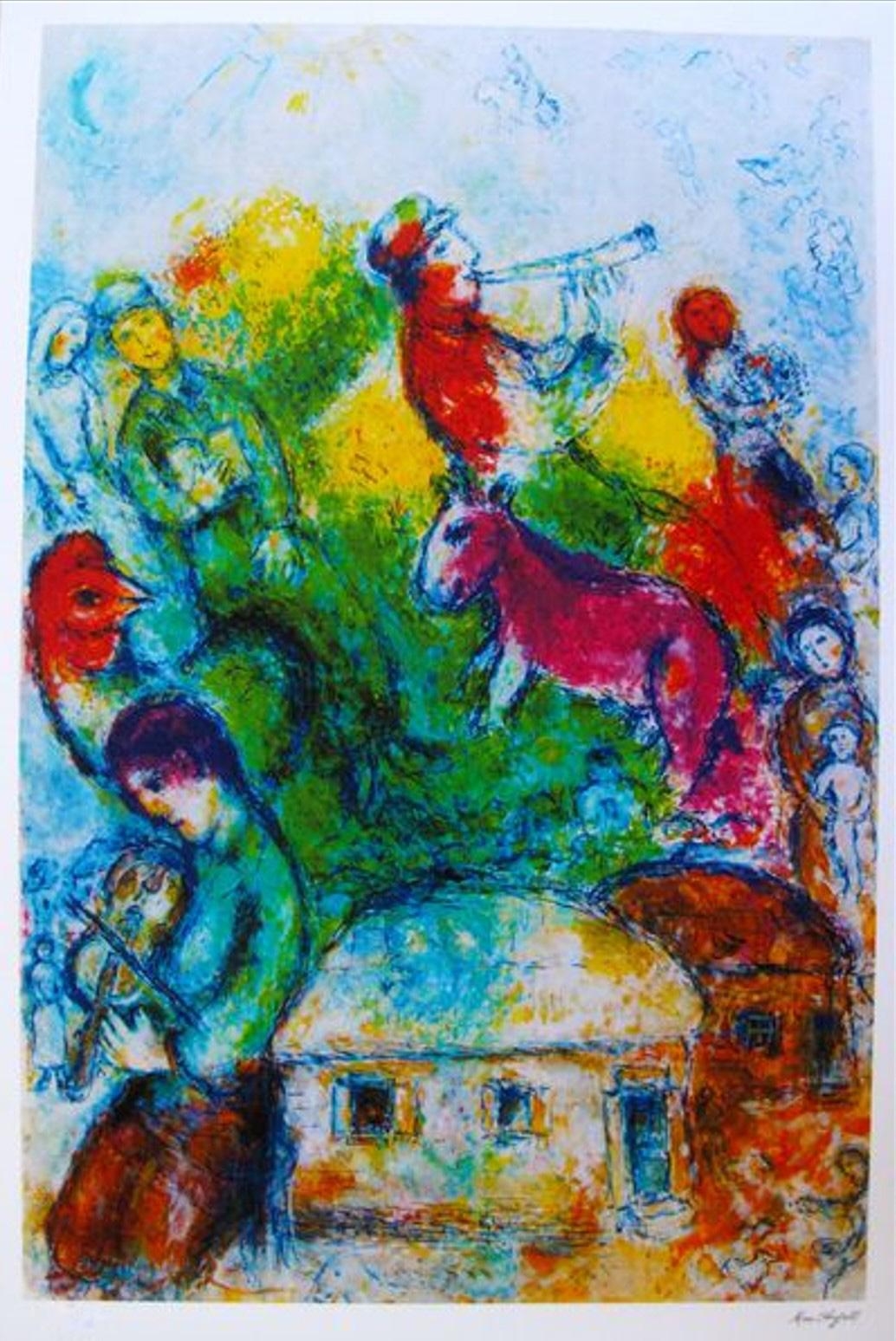 Marc Chagall | IN THE SKY OF THE OPERA (M. 973) (1980) | MutualArt