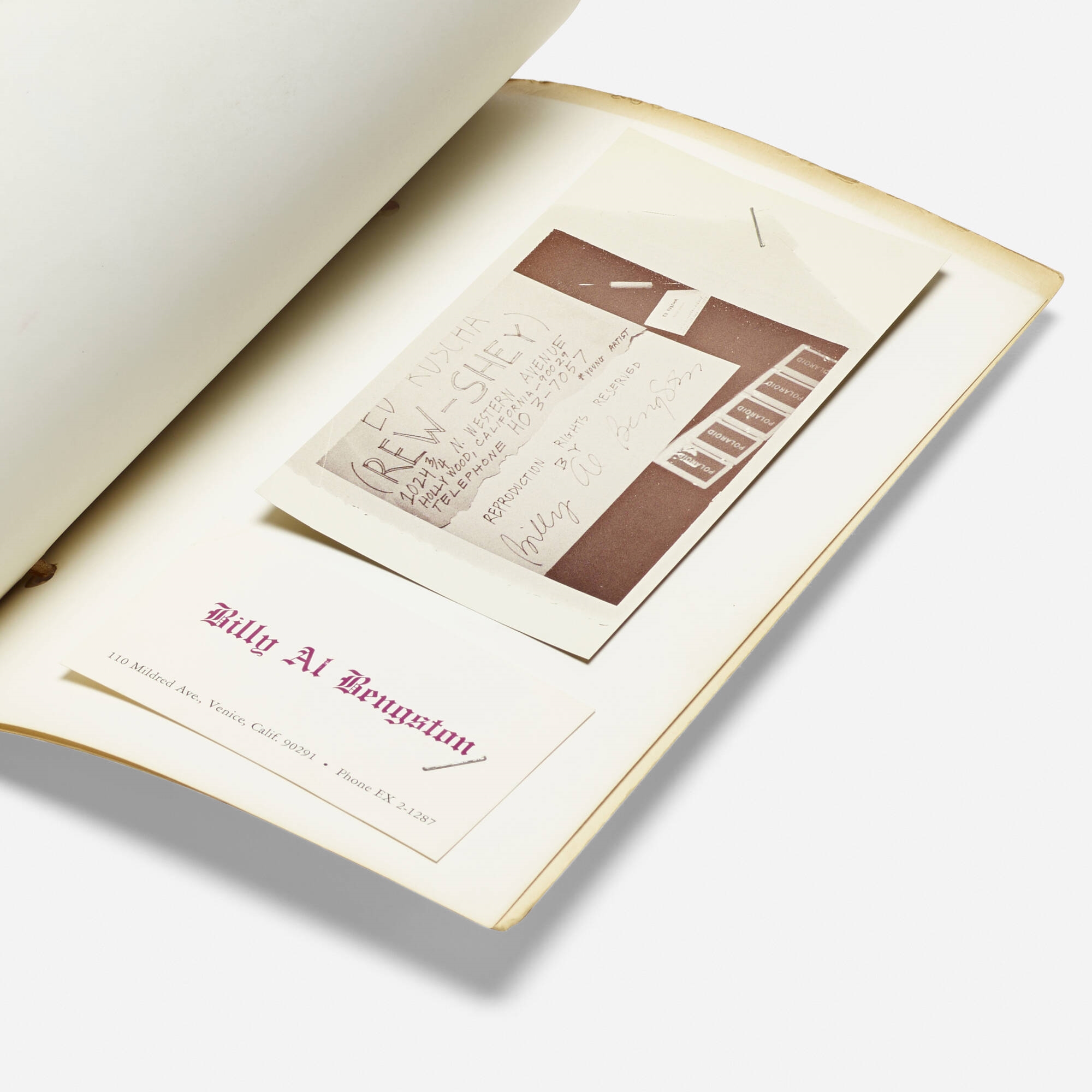 Ed Ruscha | Business Cards (1000) | MutualArt