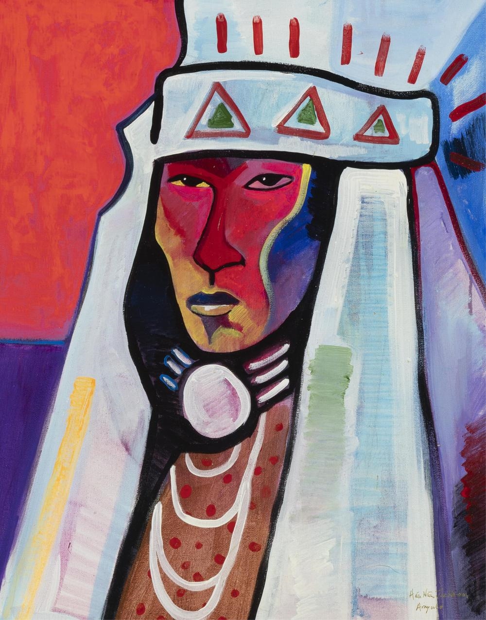 Brent Learned | Whirlwind Cheyenne Chief | MutualArt