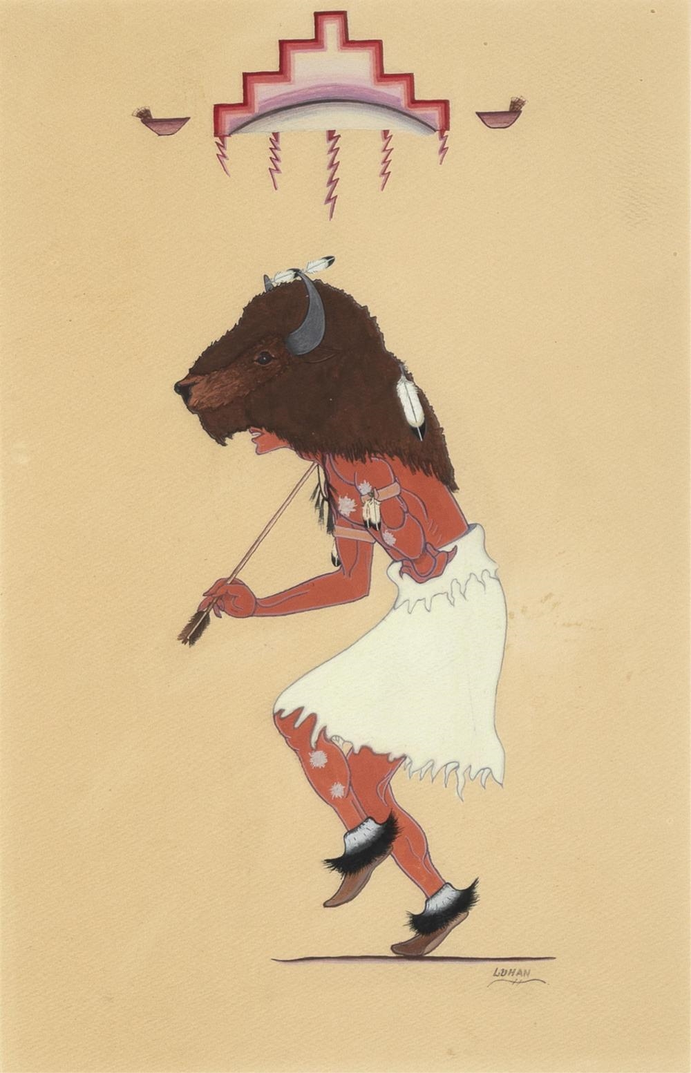 Michael James | Pueblo Buffalo Dancer | MutualArt