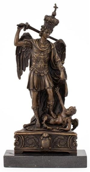 Pierre Roche | After Pierre Roche St Michael Slays Lucifer Bronze ...