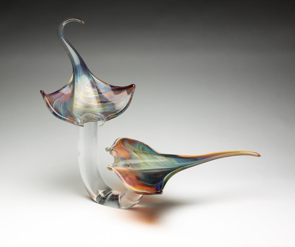 Oscar Zanetti | OSCAR ZANETTI GLASS MANTA RAY SCULPTURE (Late 20th ...