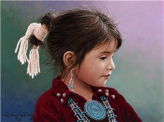 Larry Riley | Navajo boy | MutualArt