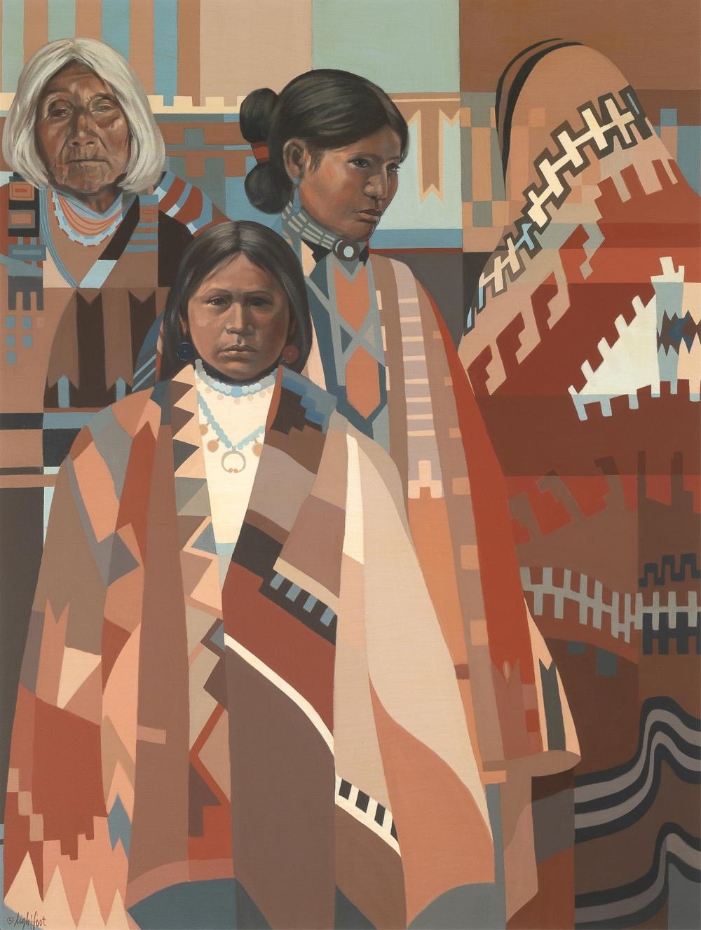 Jon Lightfoot | Elders of Chinle | MutualArt