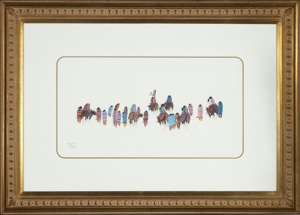 Albert Harjo | Trail of Tears, 1997 (1997) | MutualArt