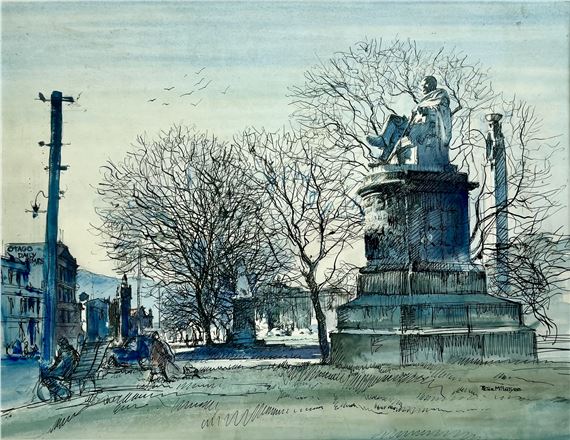 Peter McIntyre | Statue of the Rev Dr Donald Stuart, Queens Gardens ...