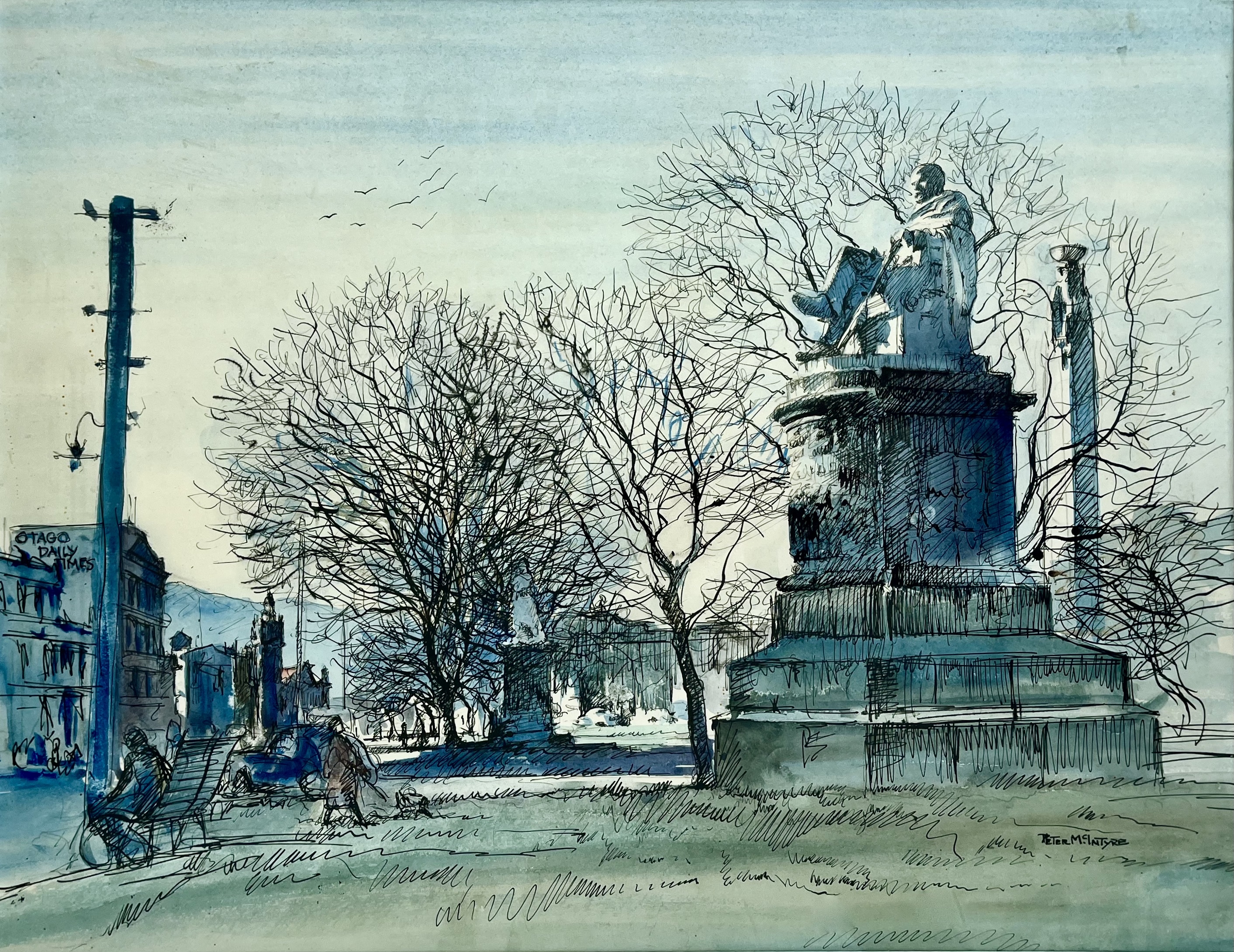 Peter McIntyre | Statue of the Rev Dr Donald Stuart, Queens Gardens ...