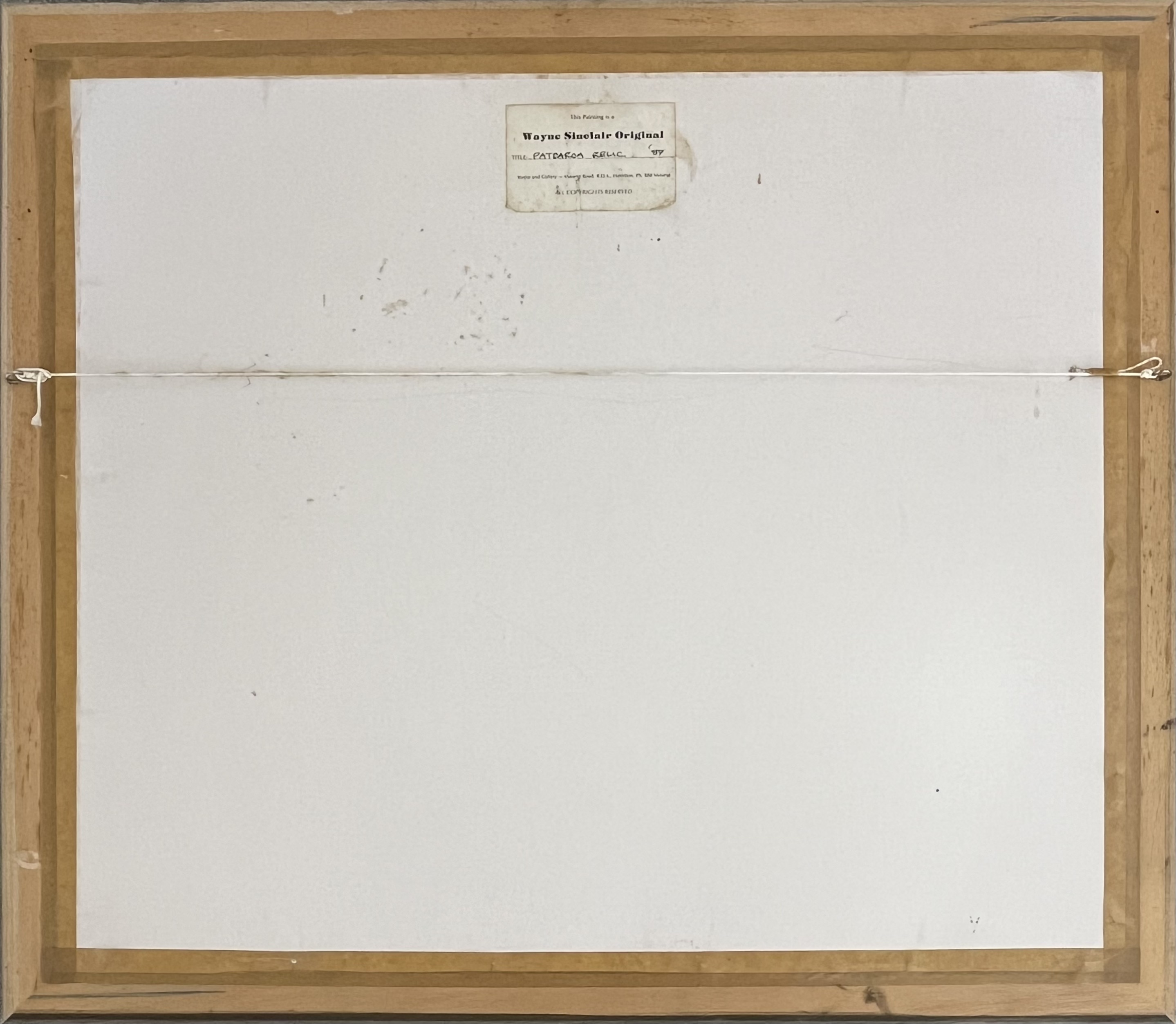 Wayne Sinclair | Patearoa Relic 1989 (1989) | MutualArt