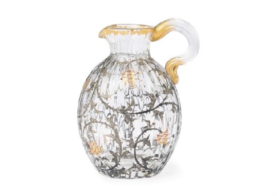 Daum Frères | Pitcher with design of Thistle | MutualArt