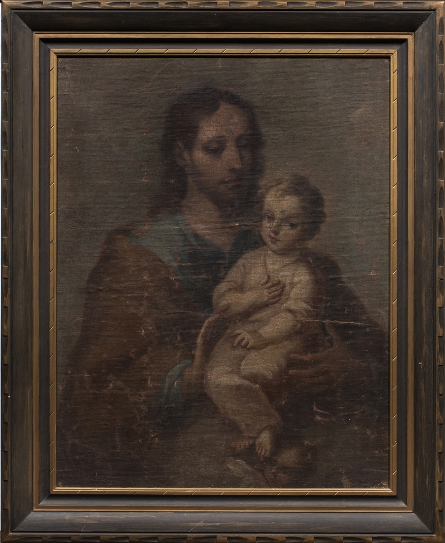 Spanish Colonial School, 17th Century | Christ with Child | MutualArt
