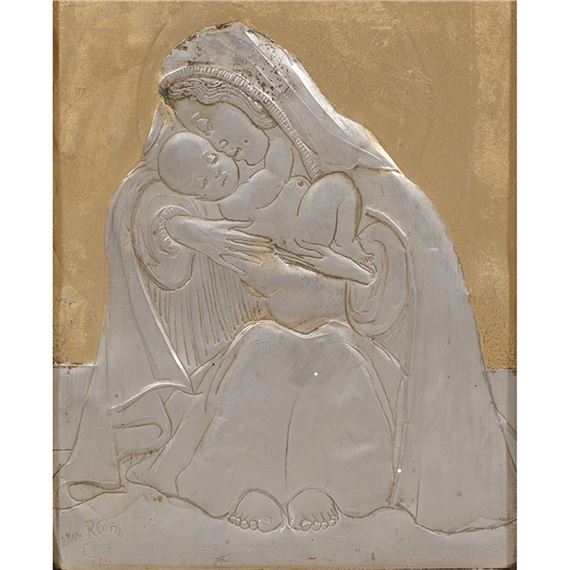 Allan Rohan Crite | Mary and Jesus (1939) | MutualArt