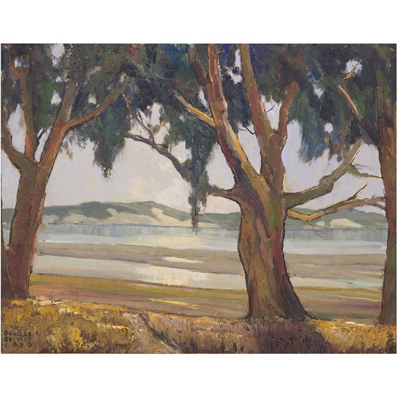Douglas Shively | Eucalyptus and Lagoon (1980) | MutualArt