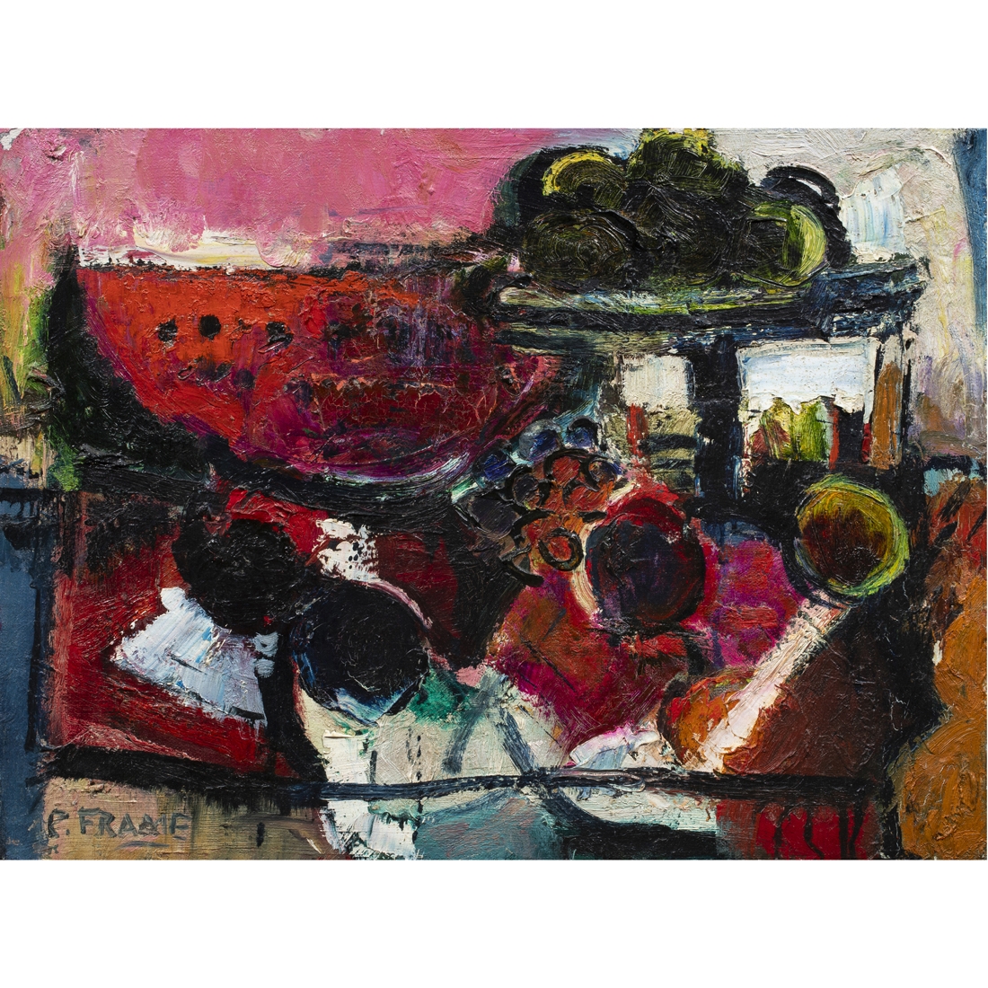 Robert Frame | Still life with flowers (Circa 1995) | MutualArt