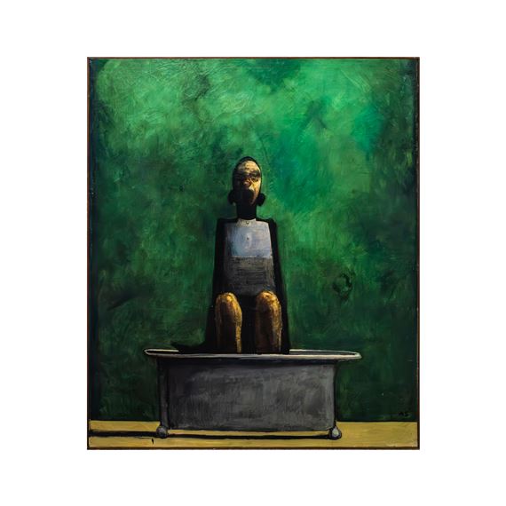 Anthony Scullion | figure in bath tub (1995) | MutualArt