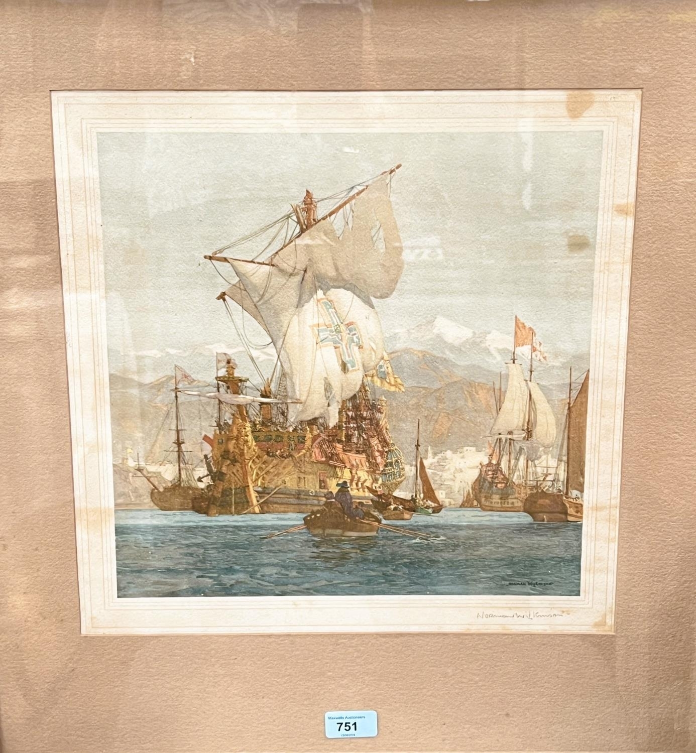 Norman Wilkinson | ships of the Armada | MutualArt