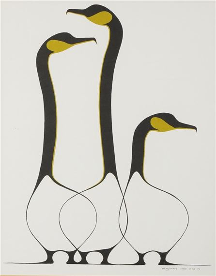 Benjamin Chee Chee | Goose (1976) | MutualArt