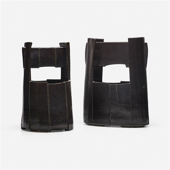 Bruno Kark | Japanese water bucket-form vessels, set of two | MutualArt