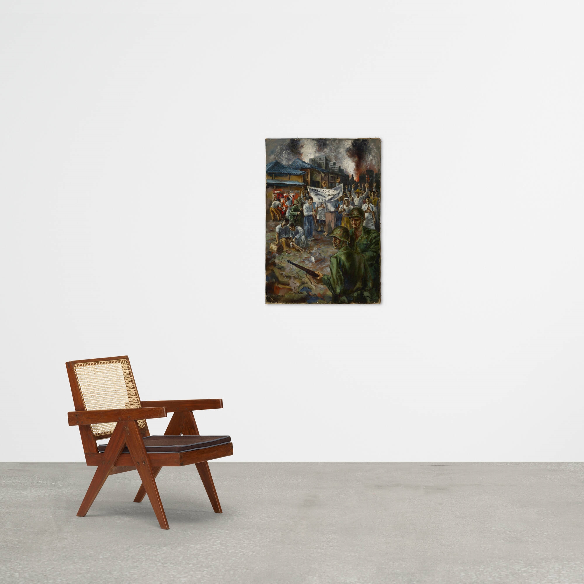 Frede Vidar | Marines in Seoul Korea (1950) | MutualArt