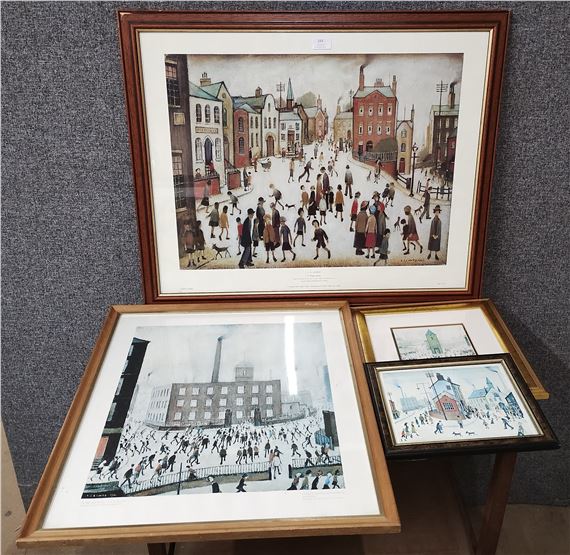 Laurence Stephen Lowry | The Railway Platform (1953) | MutualArt