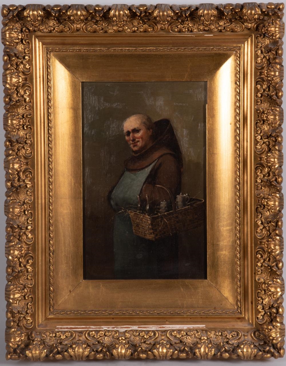 Paul E. Harney Jr. | Portrait of a Monk, 1890 (1890) | MutualArt