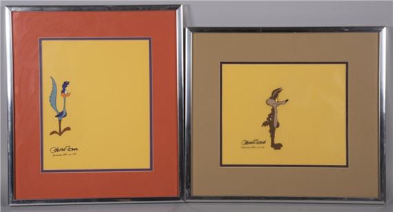 Chuck Jones | Two Signed Original Production Animation Cels (1979 ...