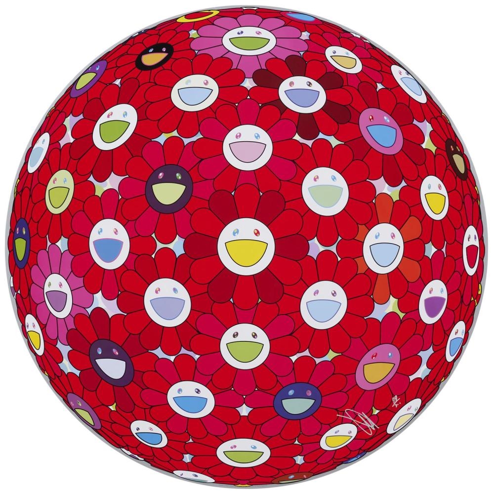 Takashi Murakami | Superflat Jellyfish Eyes 1 (2003) | MutualArt