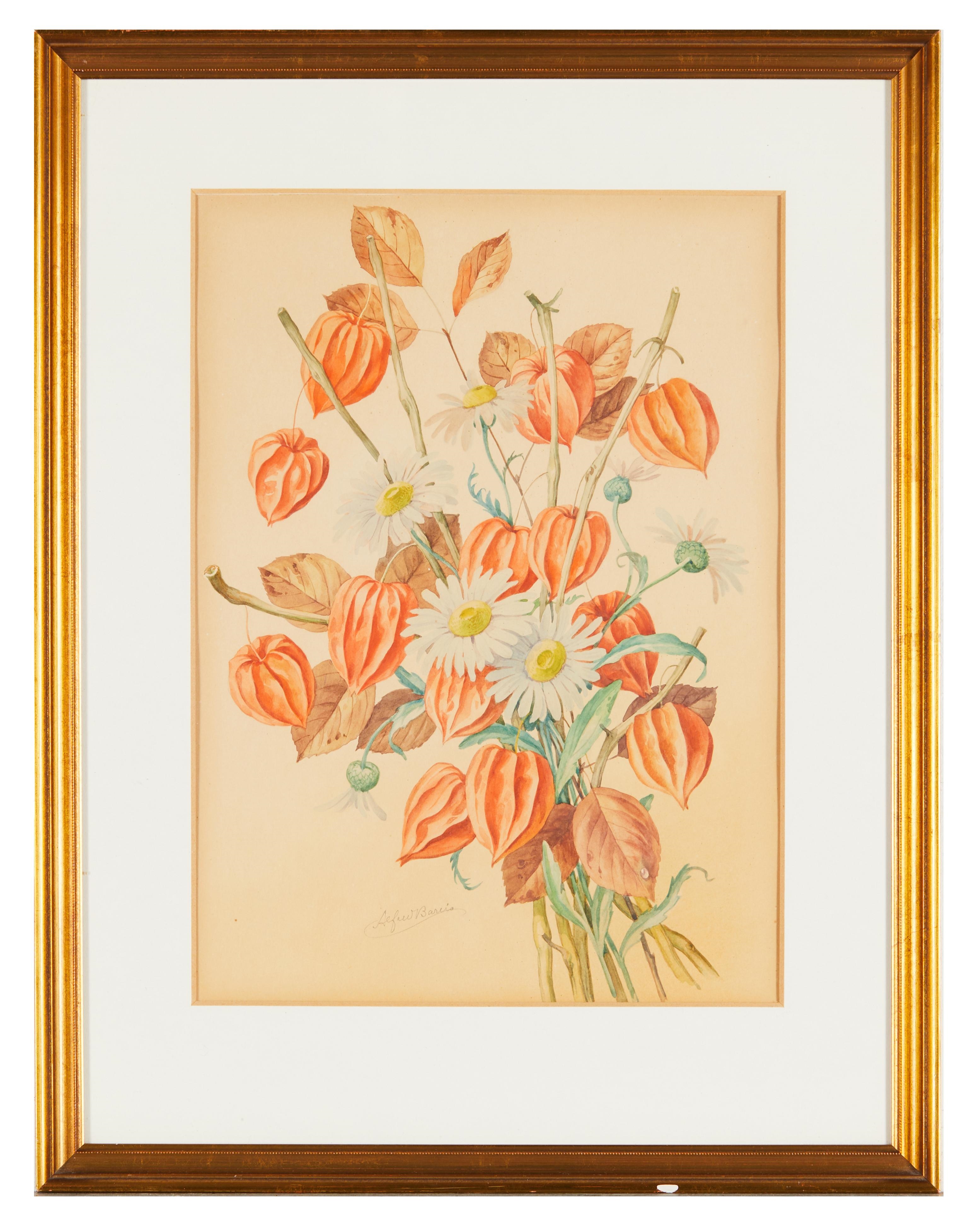 Alfred Bareis | (Wien 1899-1969) Lampionblumen und Margeriten | MutualArt