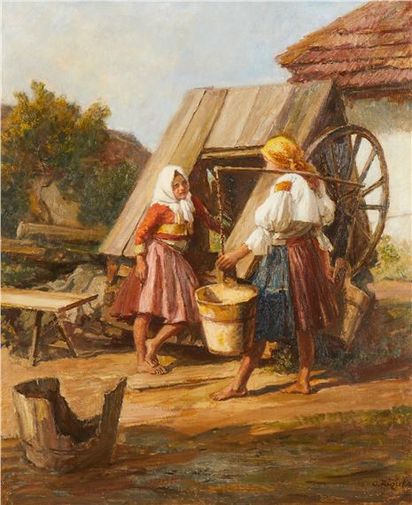 Othmar Ruzicka | (Wien 1877-1962) Wasserträgerinnen | MutualArt