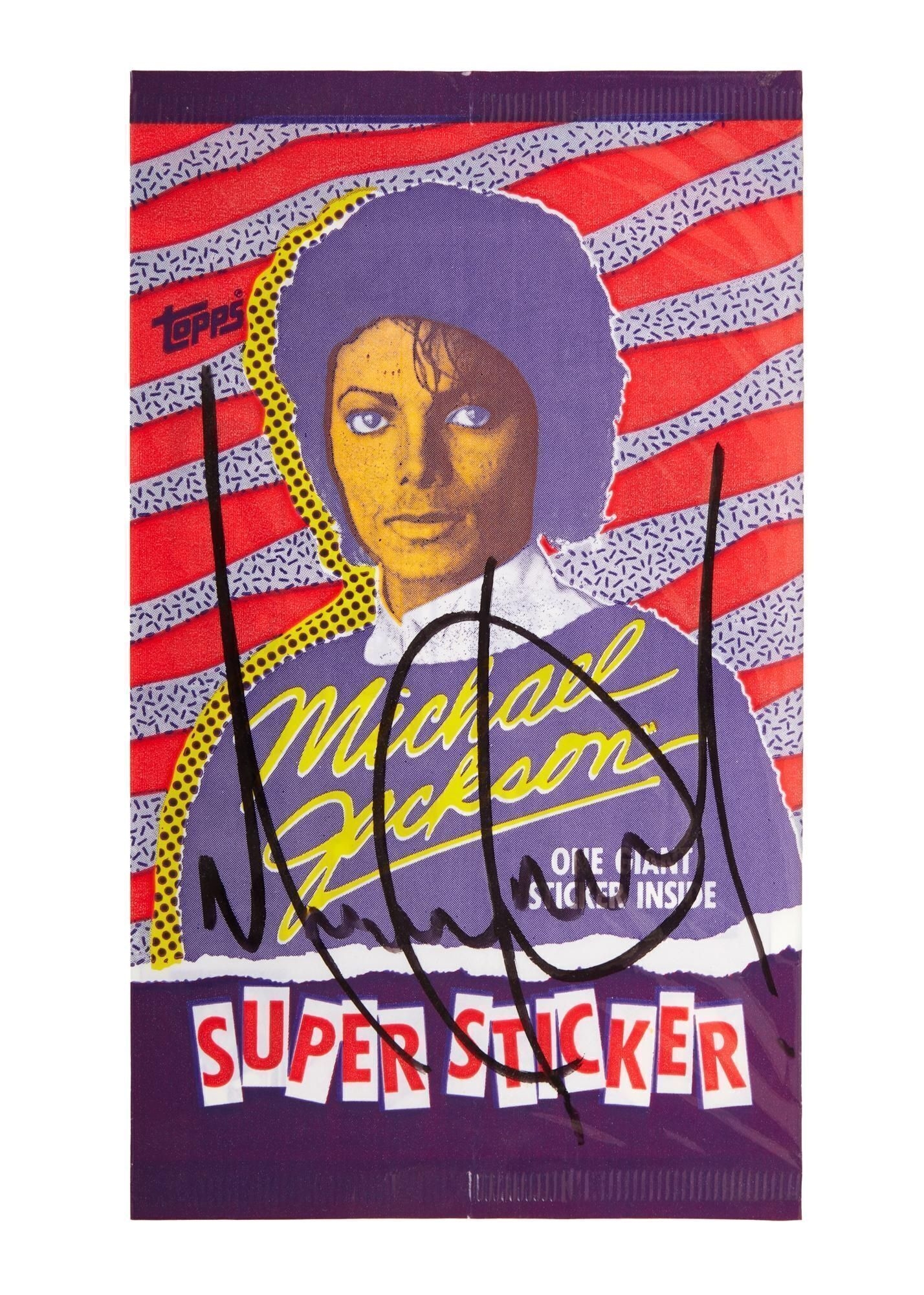 Michael Jackson | Michael Jackson | Signed Super Sticker | MutualArt
