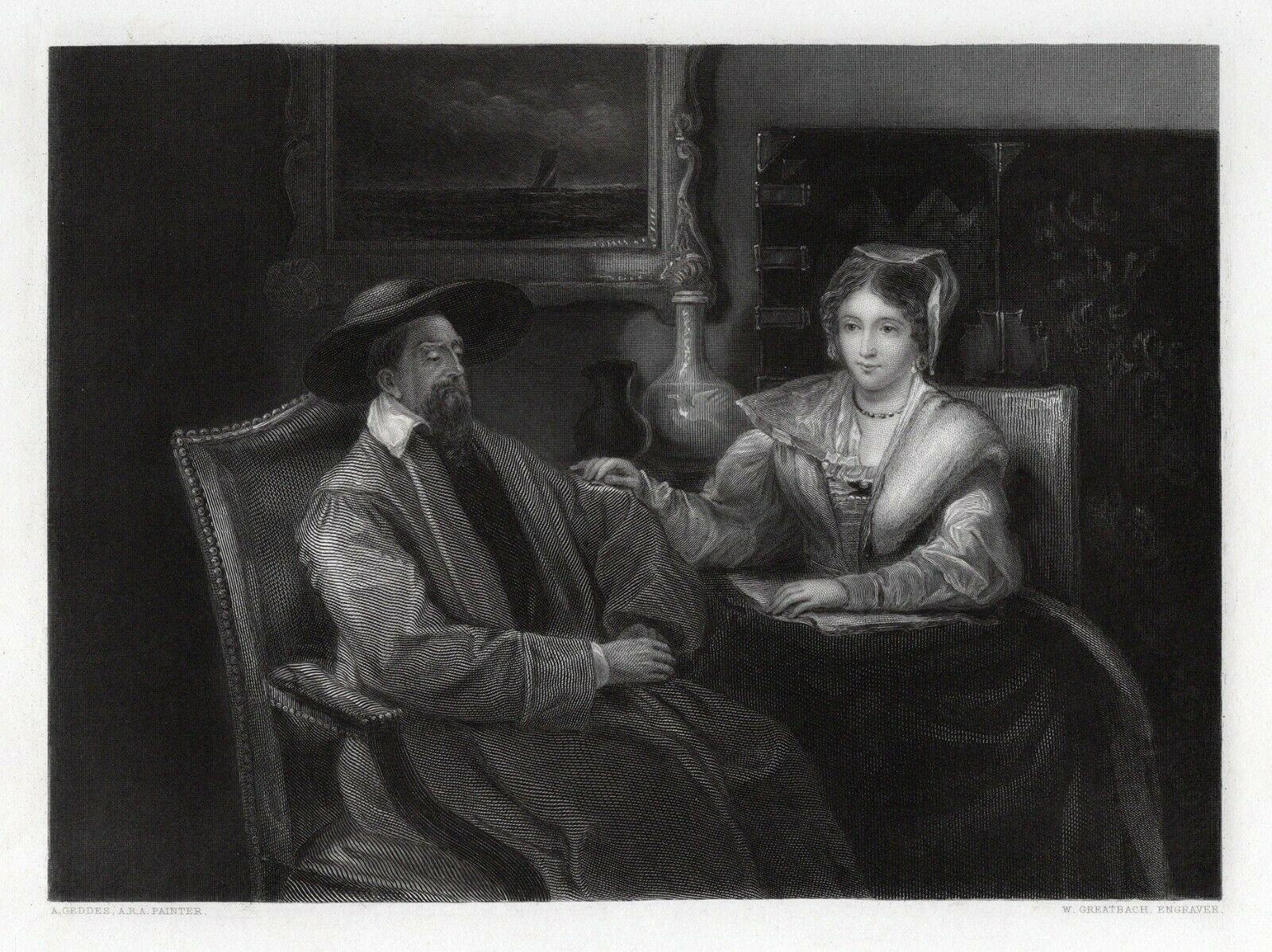 Andrew Geddes | Dry Reading (1853) | MutualArt