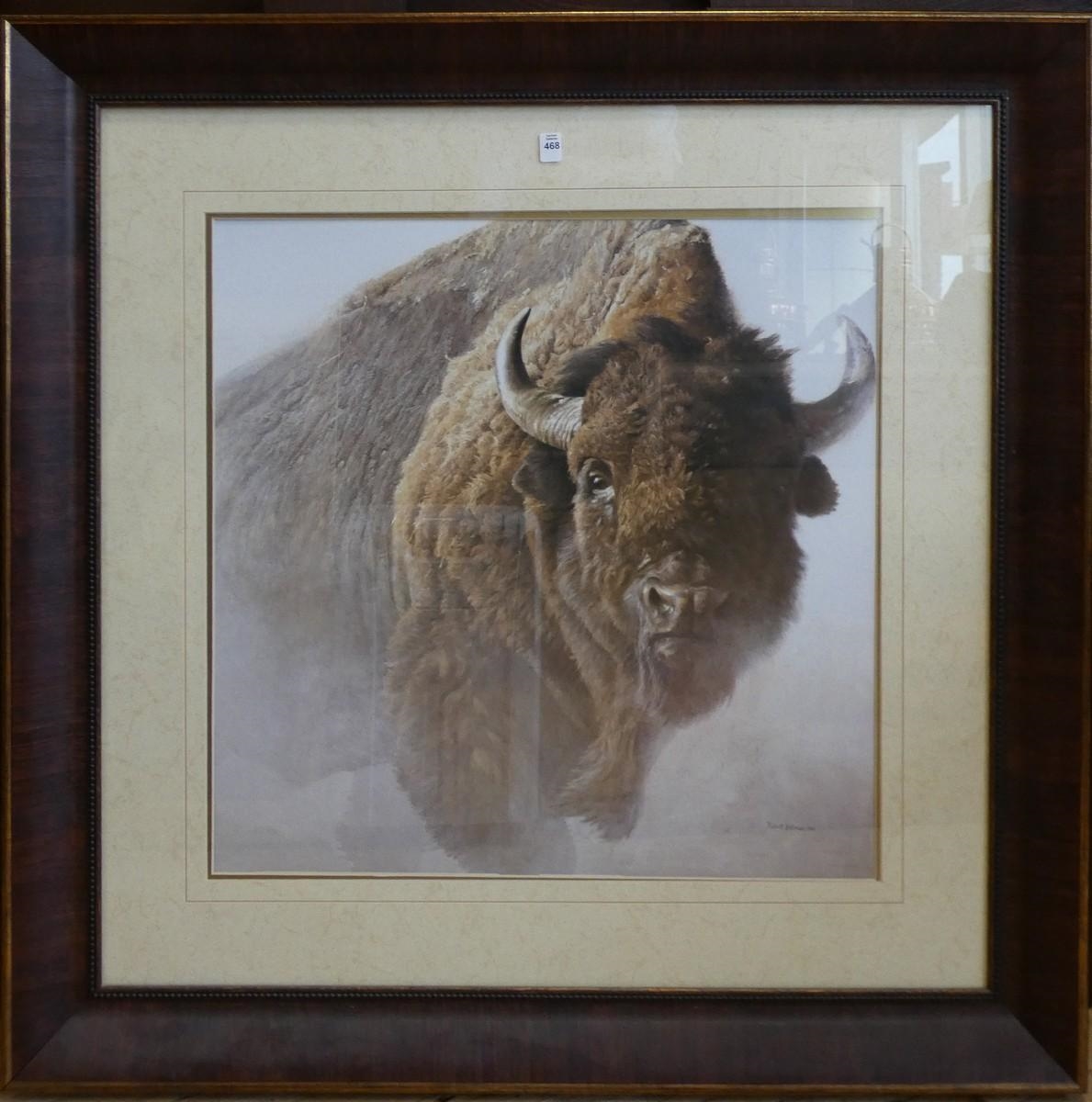 Robert McLellan Bateman | Chief - American Bison | MutualArt
