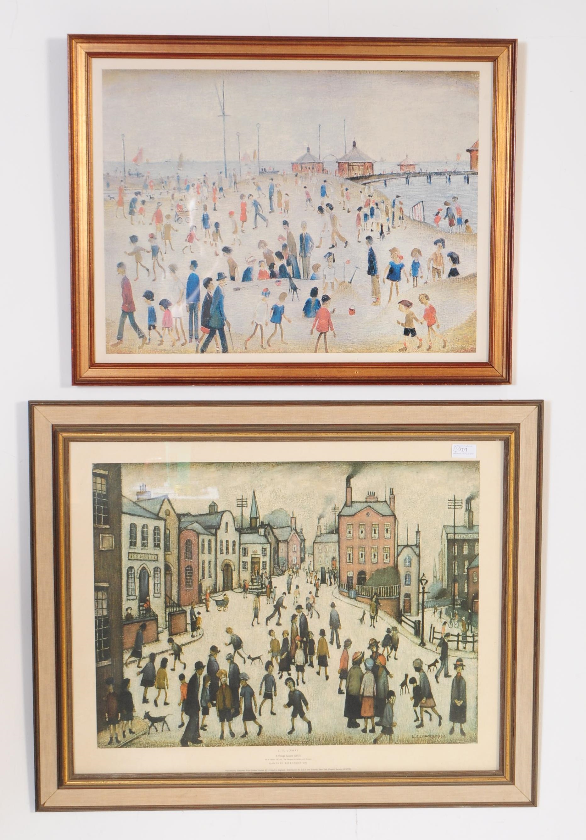 Laurence Stephen Lowry | Village Square & Lytham Pier | MutualArt