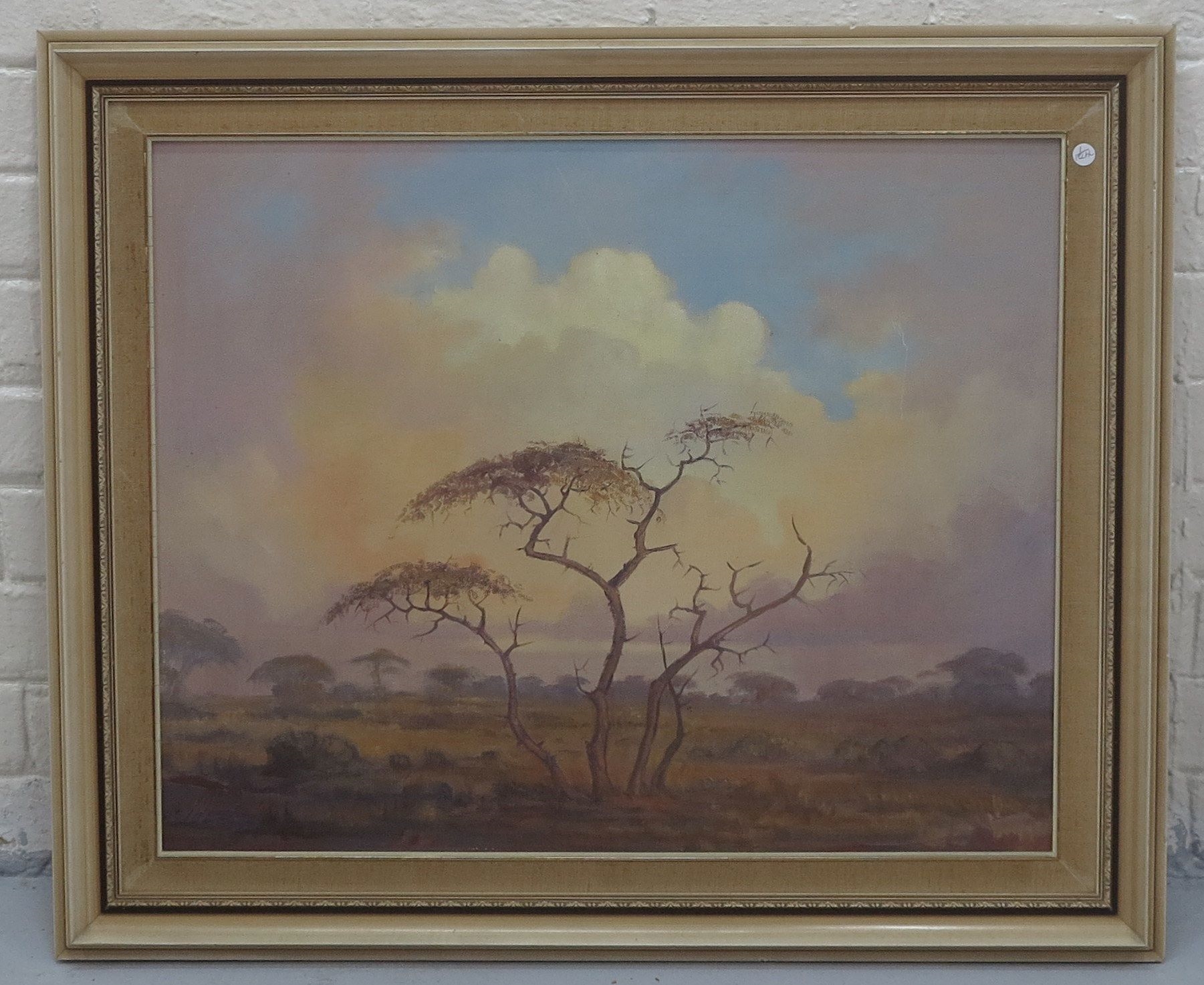 Hennie Uys | OIL ON BOARD - GOUE WOLKE | MutualArt