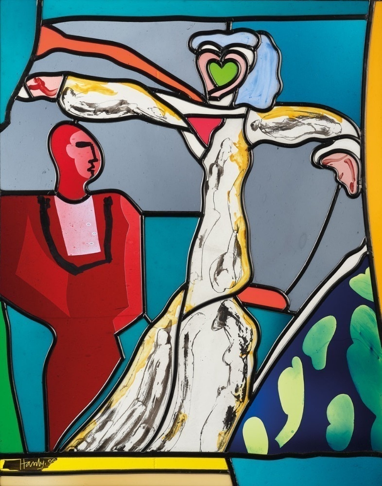 Pat Hanly | untitled (from the Bride and Groom series (2000) | MutualArt