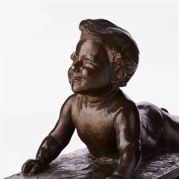 Hugo Elmqvist | Krypande gosse | MutualArt