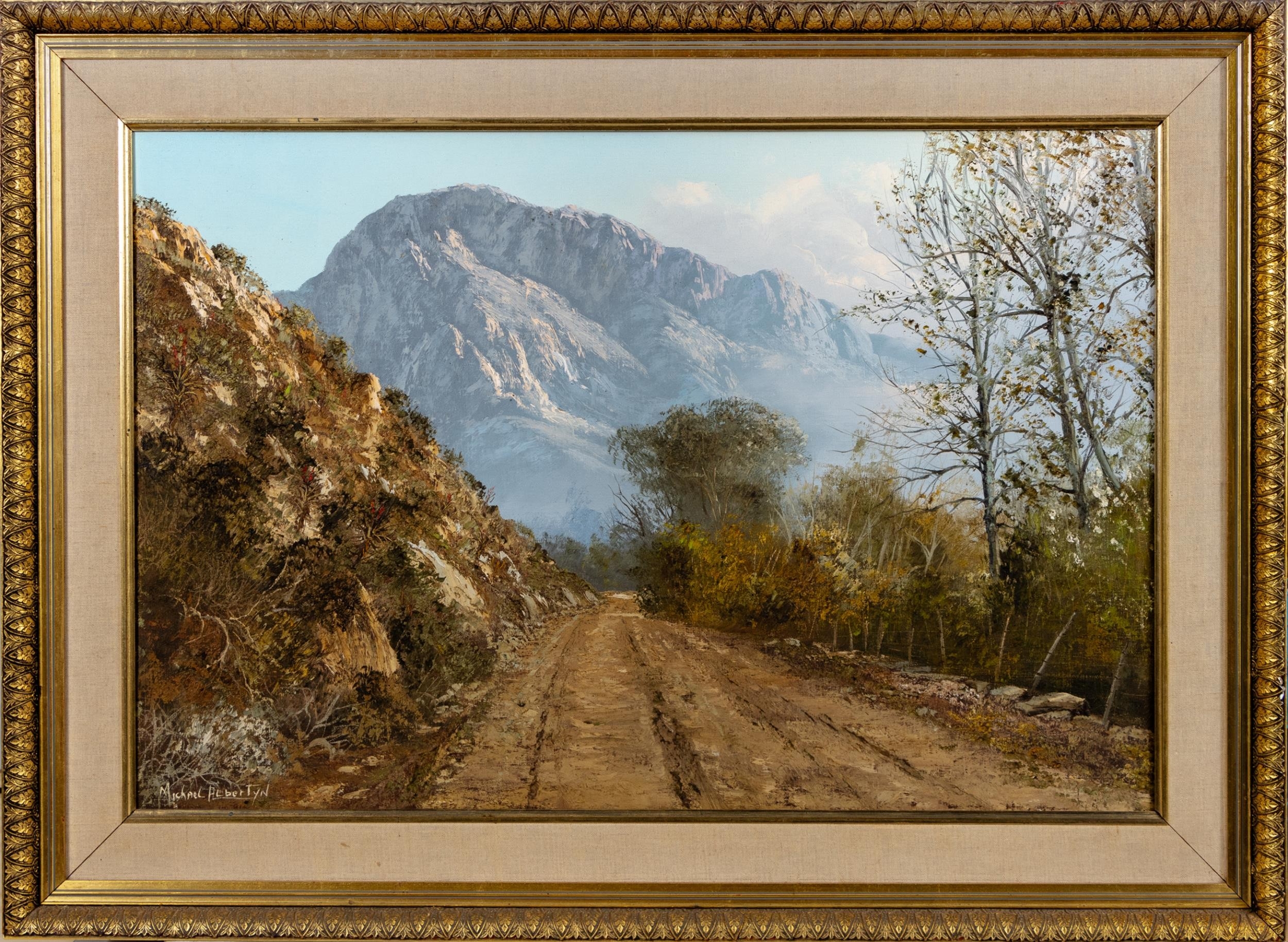 Michael Albertyn | LANDSCAPE WITH MOUNTAINS | MutualArt