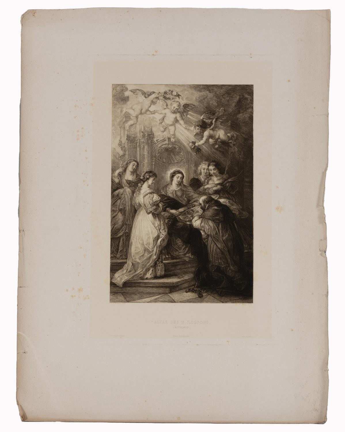 Peter Paul Rubens | / William Unger (German 1837 - 1932) ALTAR DES H. ILDEFONS, four in the lot ...