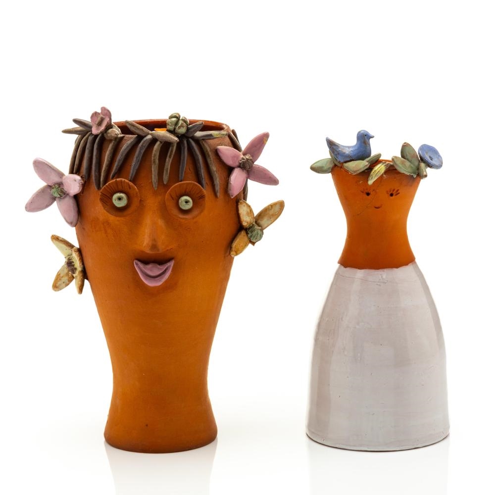 Vera Haij (1912-2005) | A Vera Haij Steneby figural studio pottery vase ...
