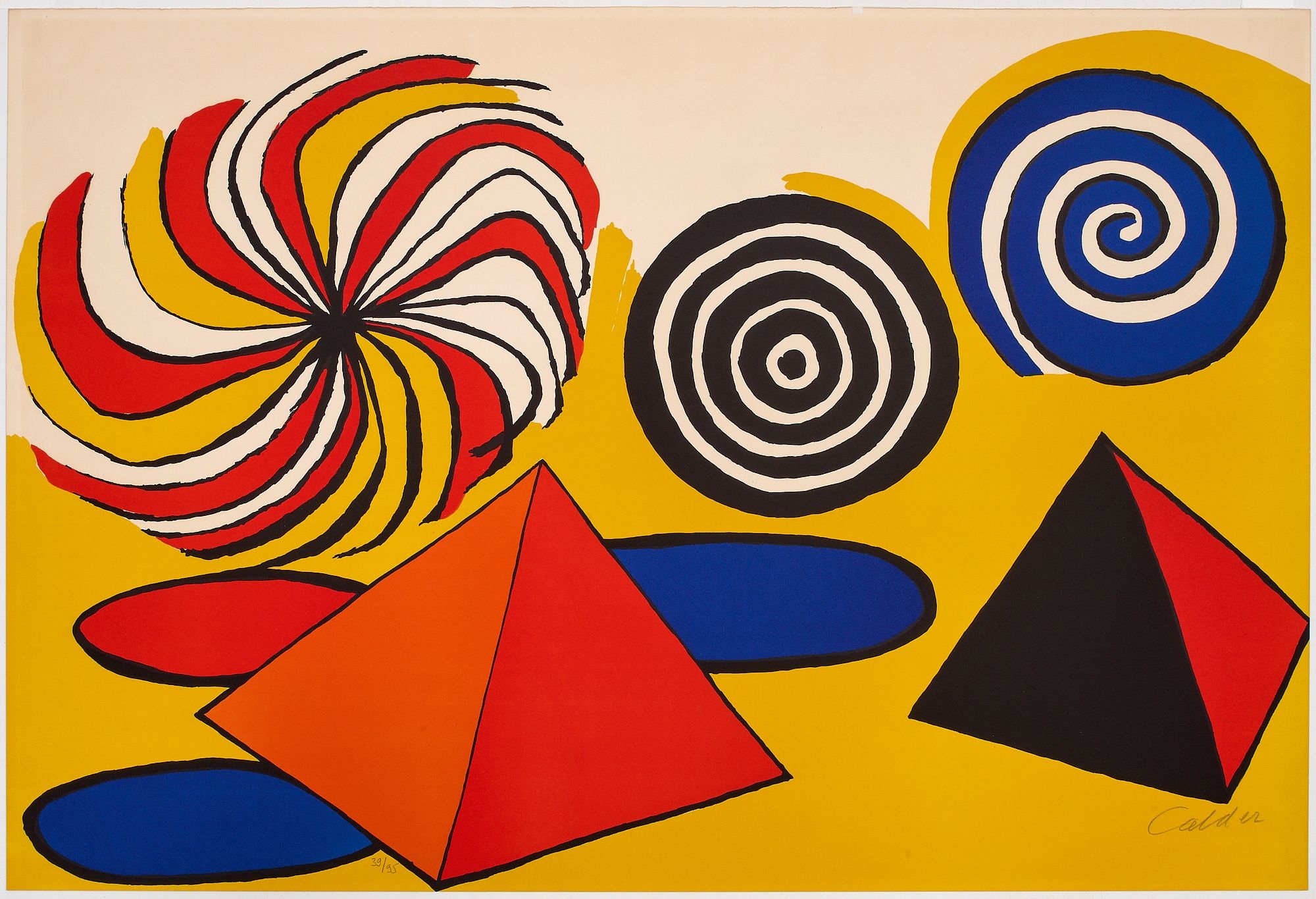 Alexander Calder | Pinwheels and Pyramids (1970) | MutualArt