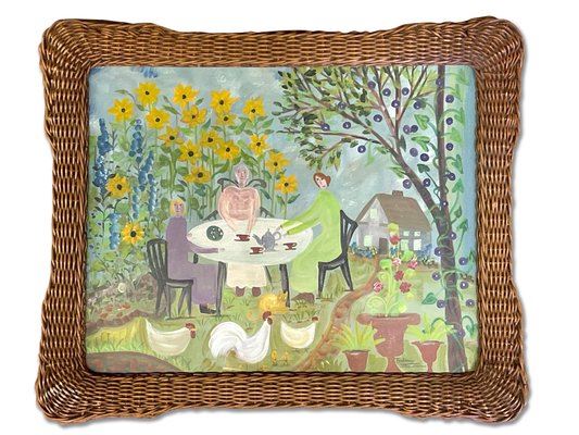 Barbara Strawser | Barbara Strauser Folk Art Painting | MutualArt