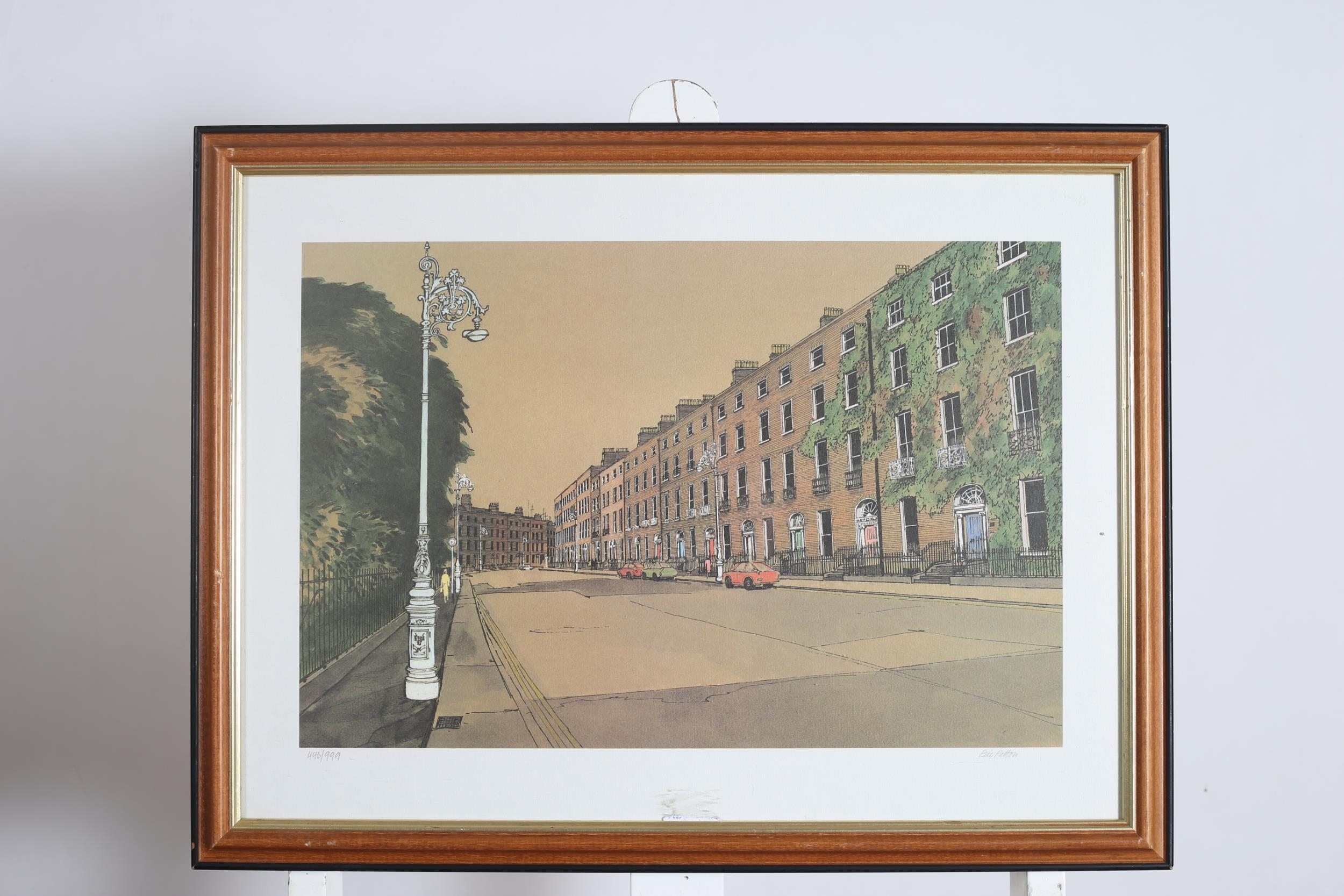 Eric Patton | ERIC PATTON Fitzwilliam Square West Coloured print Signed ...