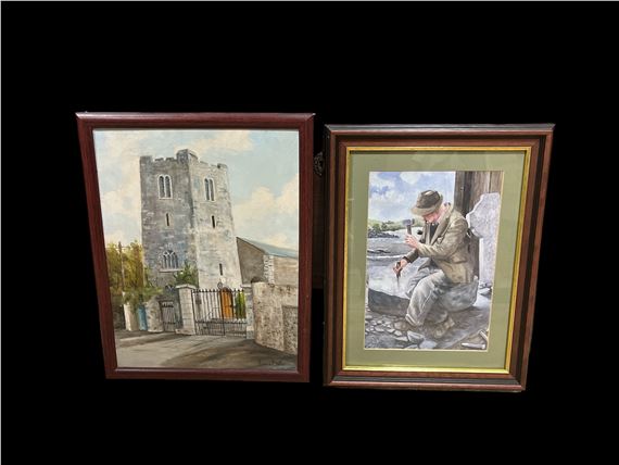 James Butler | JAMES BUTLER Castle Scene | MutualArt