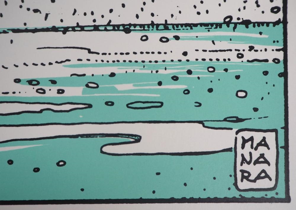 Milo Manara | Mermaid in the waves | MutualArt