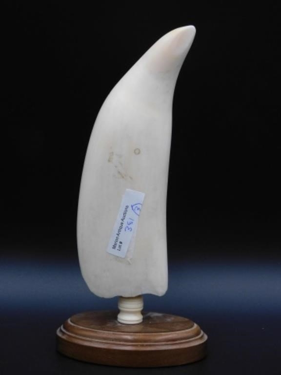 Robert Monfils | 3) Contemporary Scrimshaw Sperm Whale Teeth | MutualArt